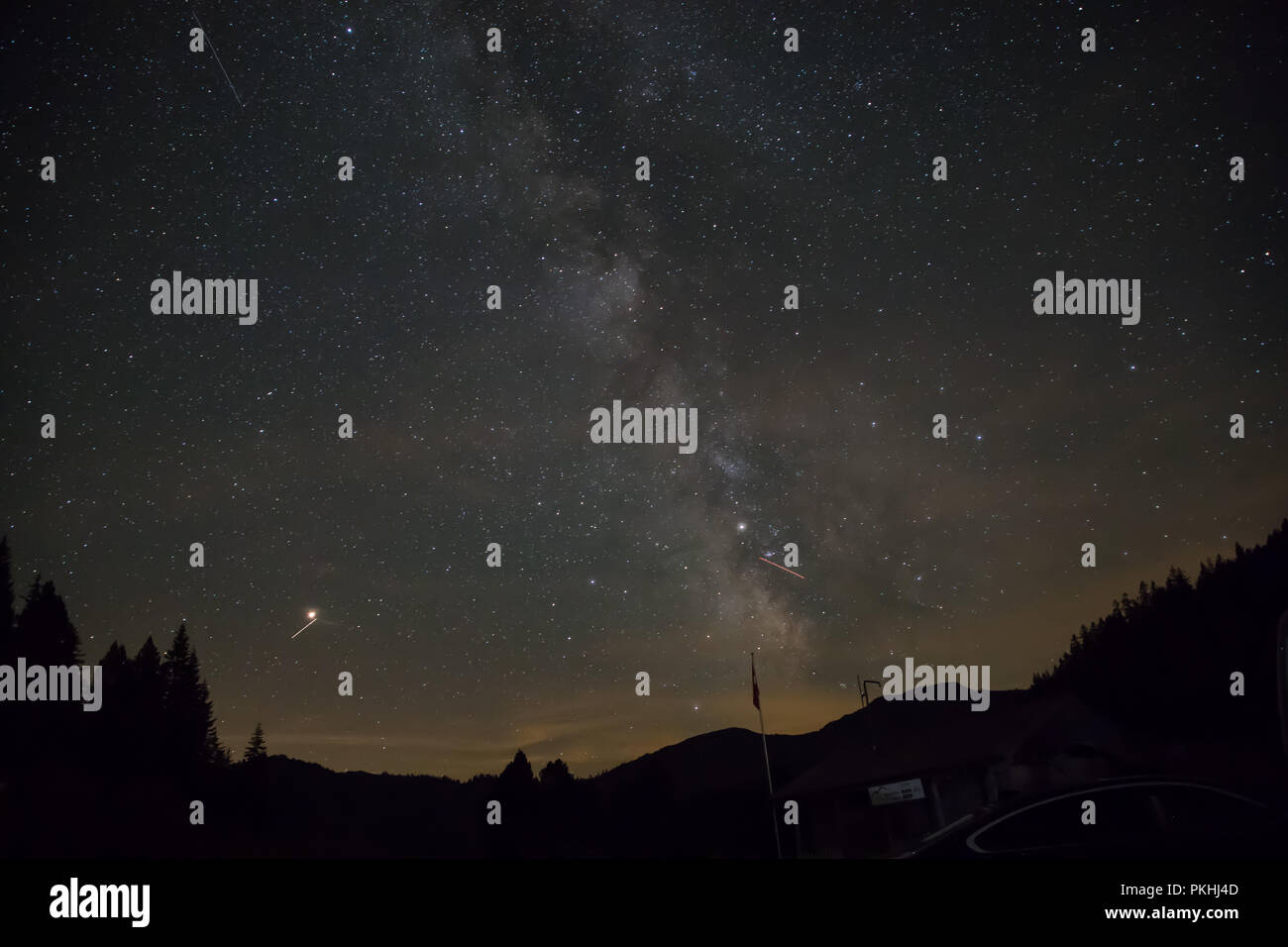 Milky way view Stock Photo - Alamy