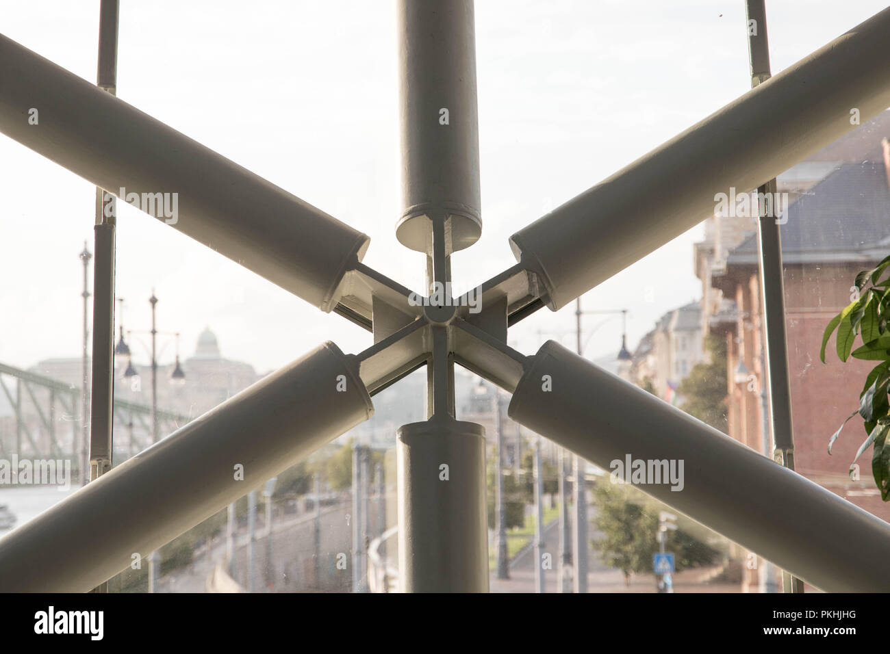 Architectural detail column ceiling glass hi-res stock photography and ...