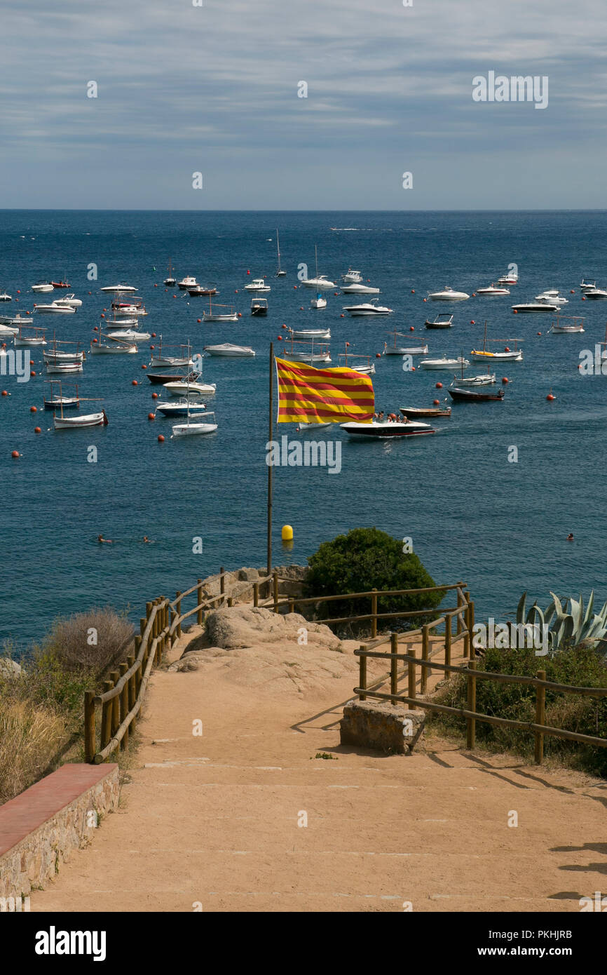 Calella costa brava flag hi-res stock photography and images - Alamy