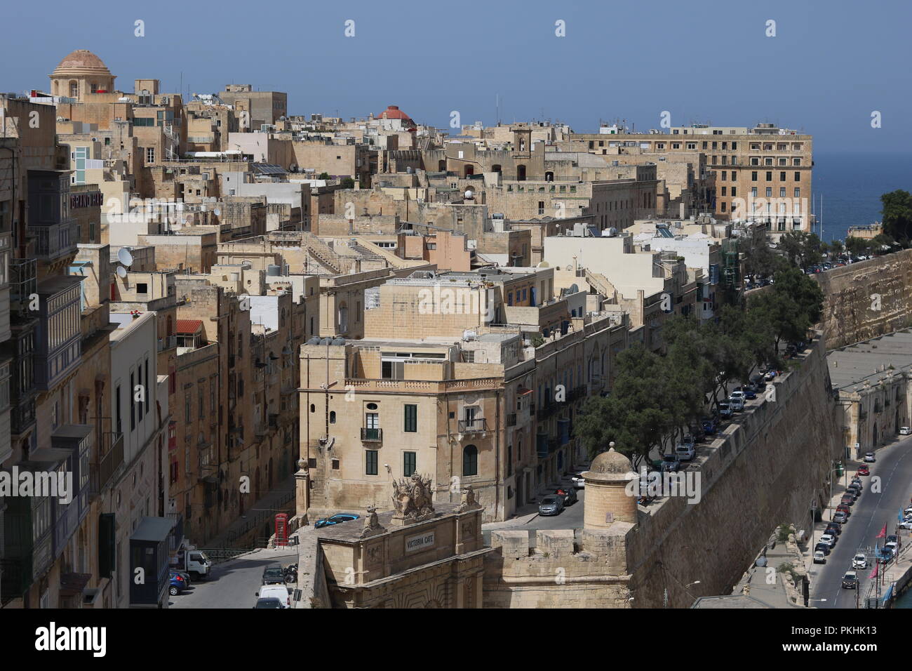 Malta landscape view Stock Photo - Alamy