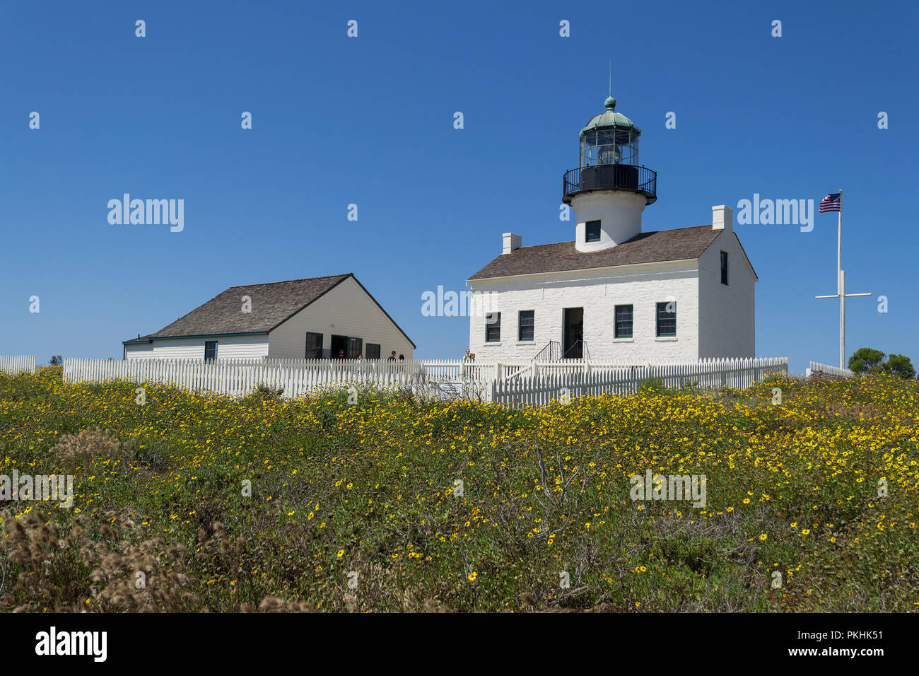 Old Point Loma Lighthouse, San Diego, California, USA Stock Photo - Alamy