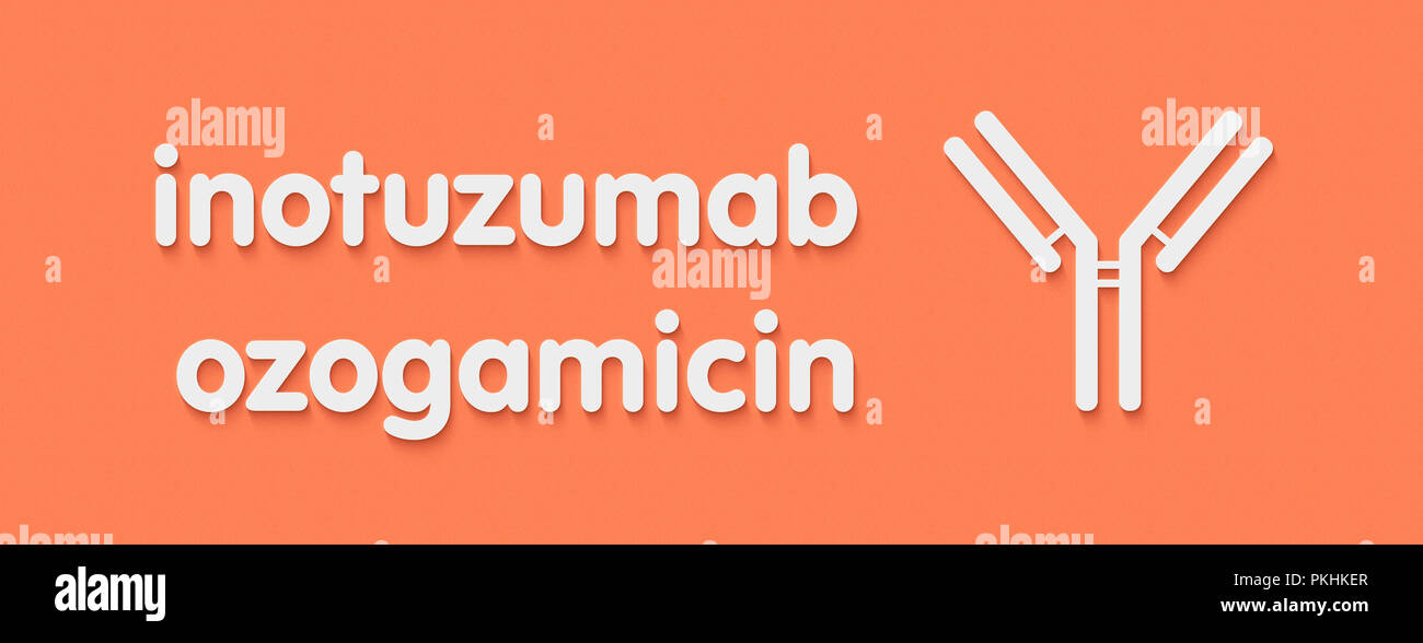 Inotuzumab ozogamicin antibody-drug conjugate. Used in treatment of ...