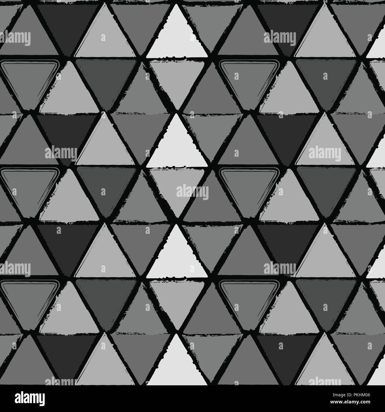 Grunge Triangles Seamless Stock Vector Image & Art - Alamy