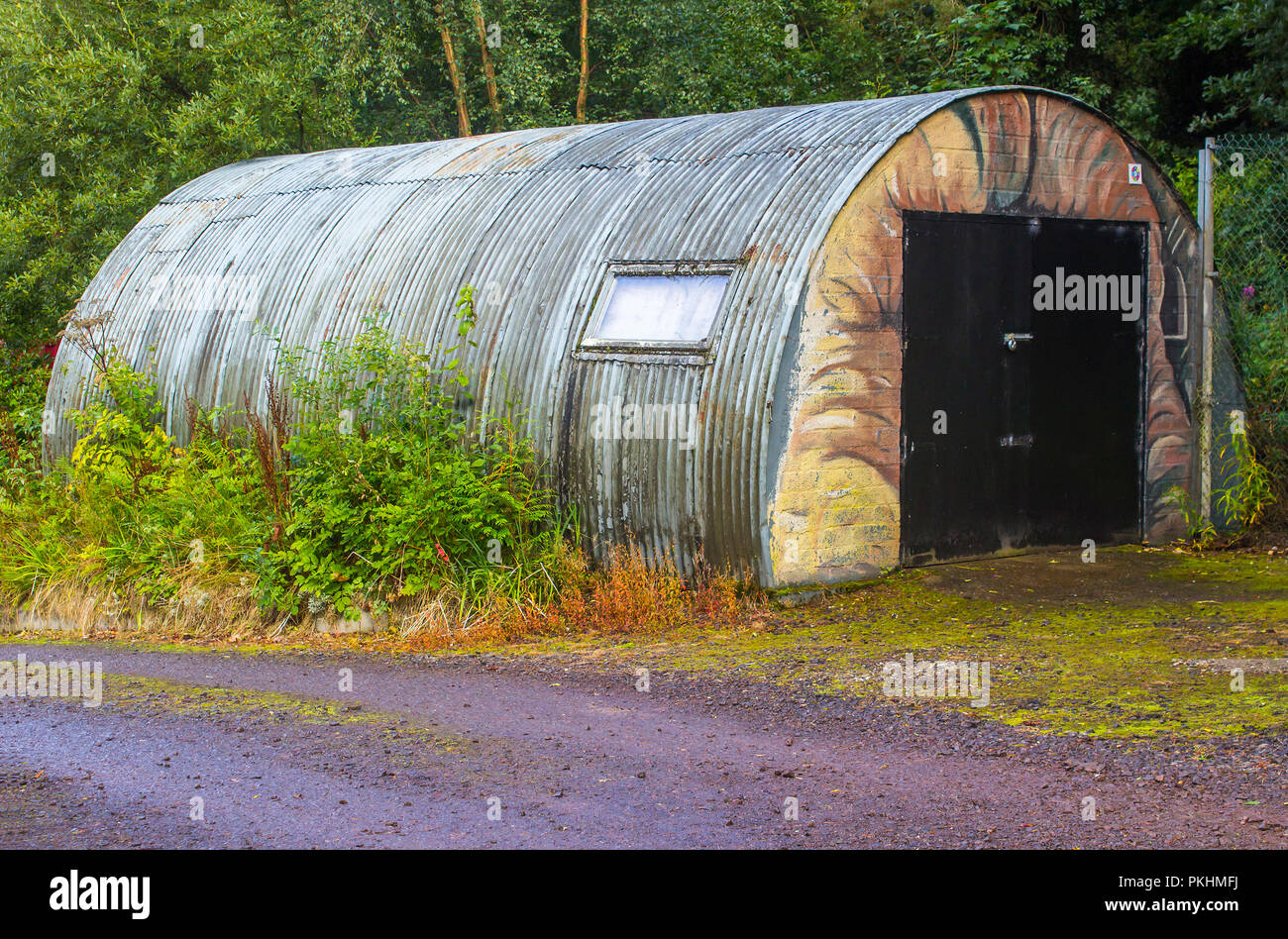 11 September 2018 An historic Nissen hut at Beech Hill Country House ...