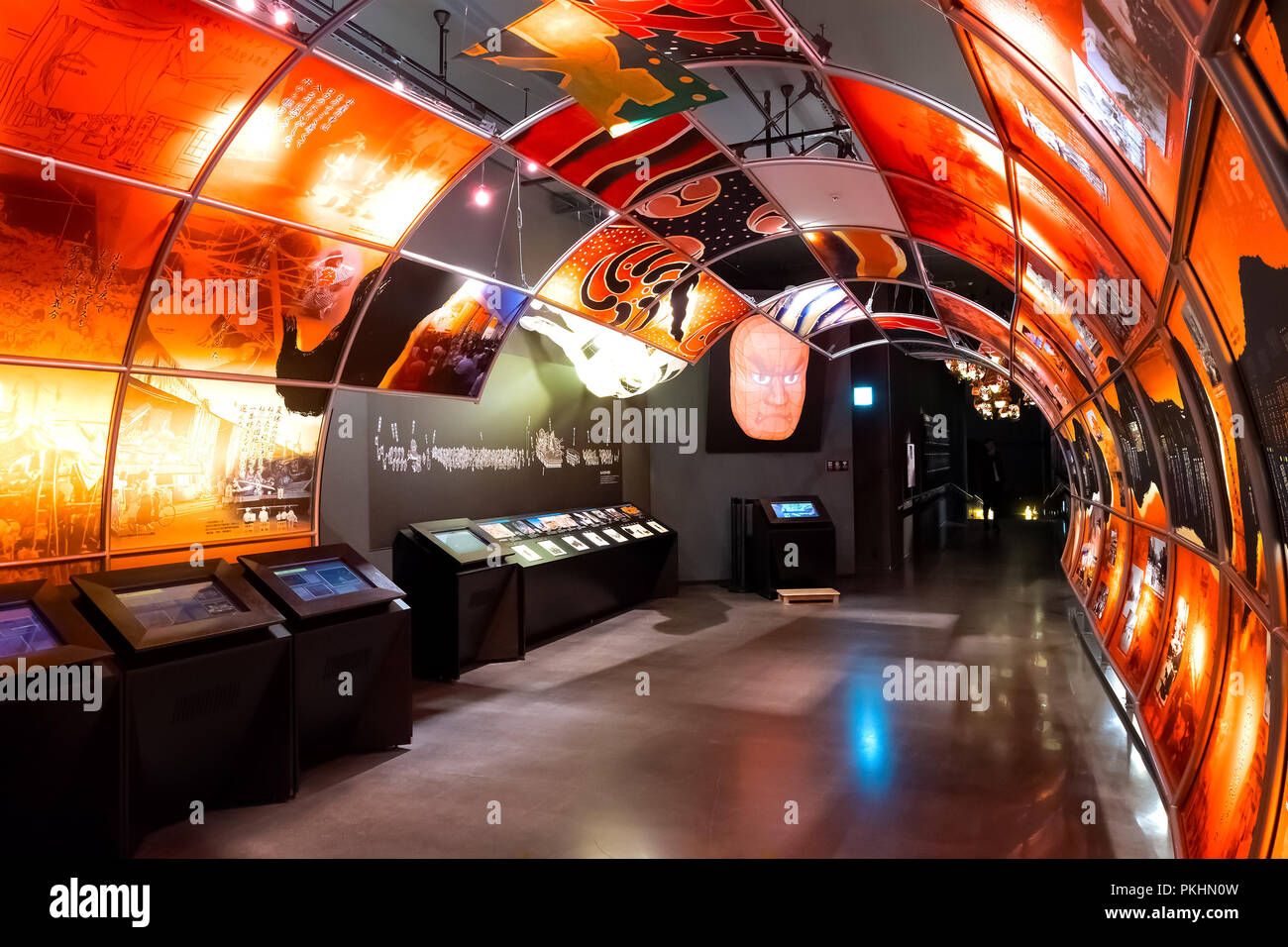 AOMORI, JAPAN - APRIL 22 2018: The Nebuta Warasse Museum is a great ...