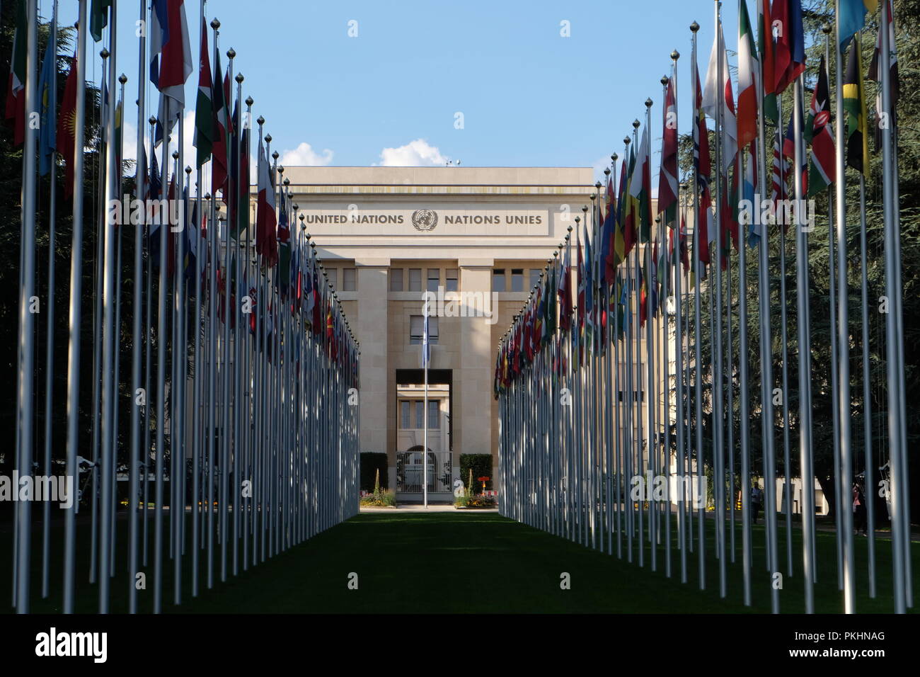 united nations building headquarters in geneva, switzerland Stock Photo ...