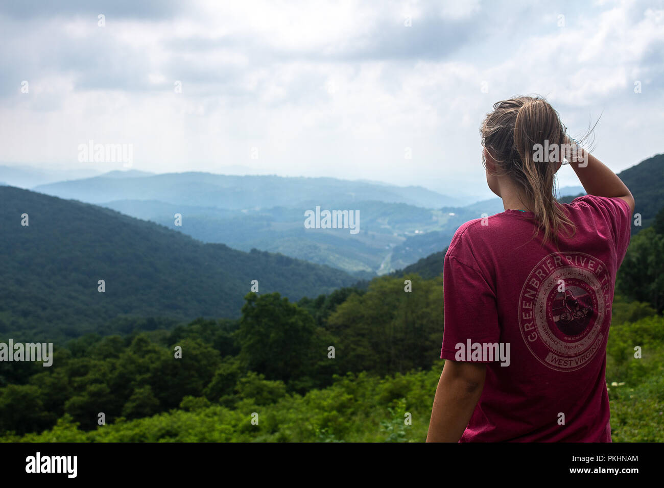Lady woman hiker hi-res stock photography and images - Alamy