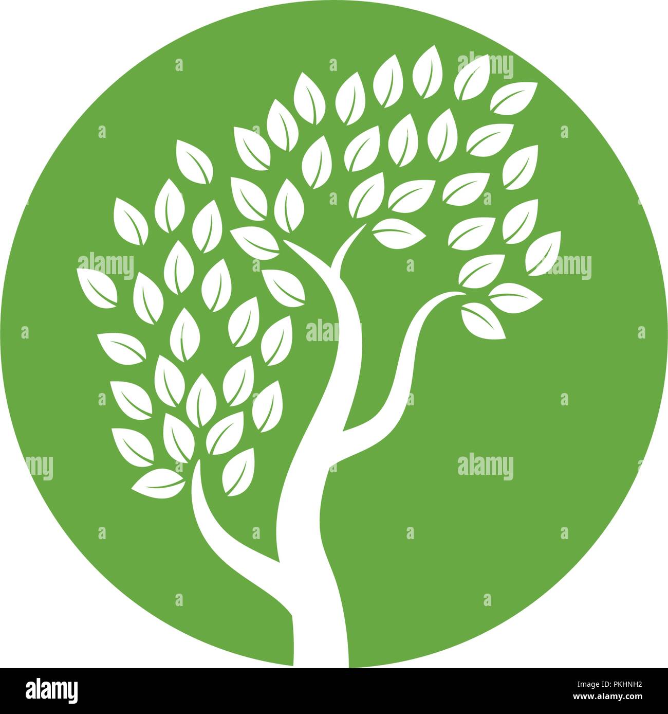 Logos of green Tree leaf ecology nature element vector Stock Vector ...