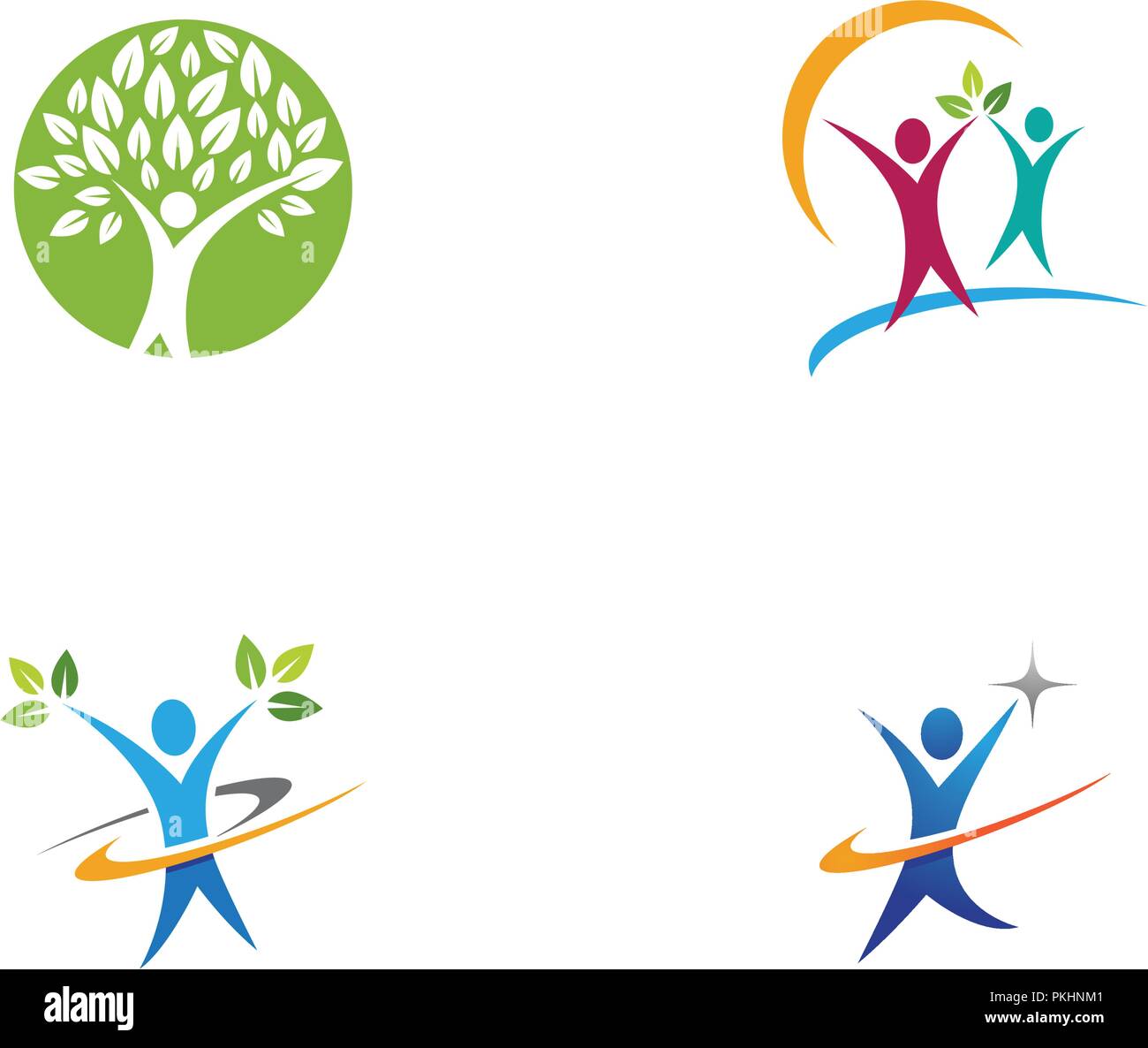 Human character logo sign illustration vector design Stock Vector Image ...