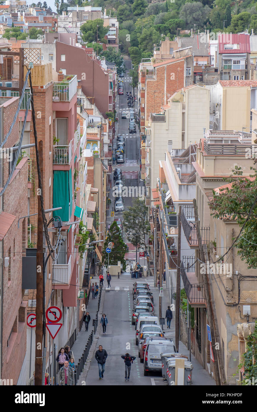 Barcelona is the capital and largest city of Catalonia Stock Photo - Alamy
