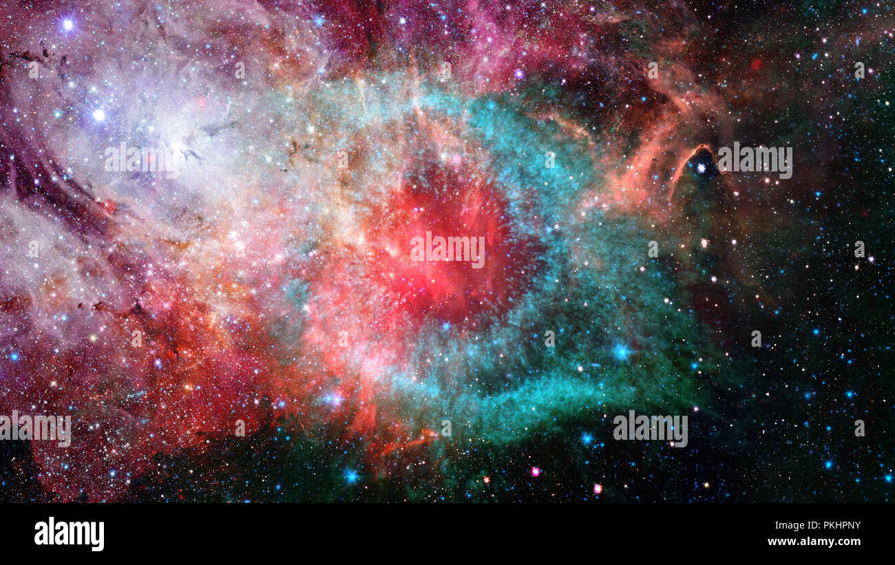 Universe filled with stars, nebula and galaxy. Elements of this image ...