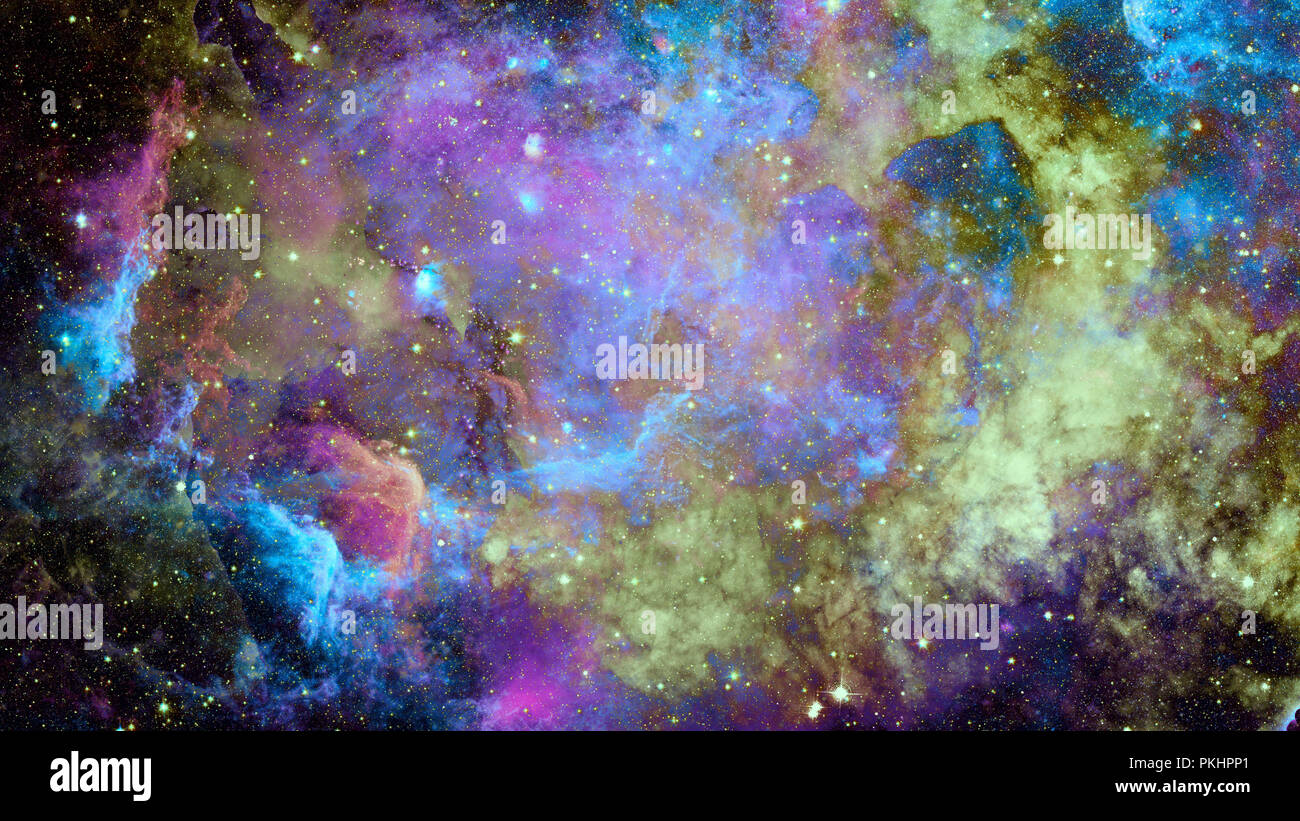 Beautiful nebula and space galaxy. Elements of this image furnished by ...