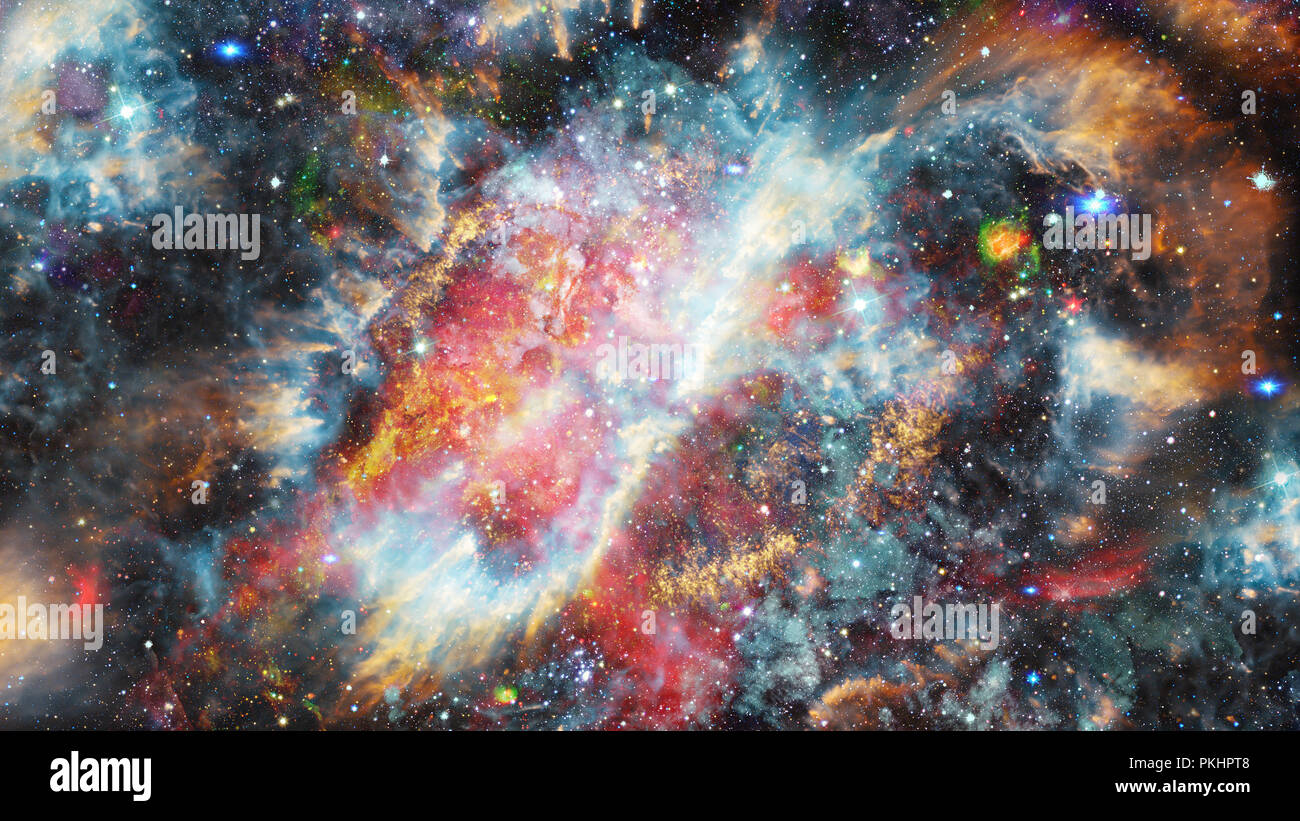 Cosmic art, science fiction wallpaper. Beauty of deep space. Elements ...
