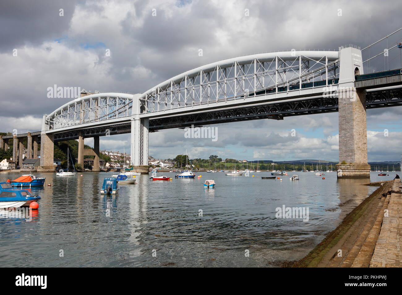 Plymouth, Devon, UK. 13th September, 2018. The Royal Albert and Tamar ...