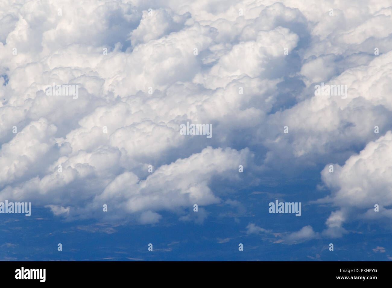 View of cumulus clouds hi-res stock photography and images - Alamy