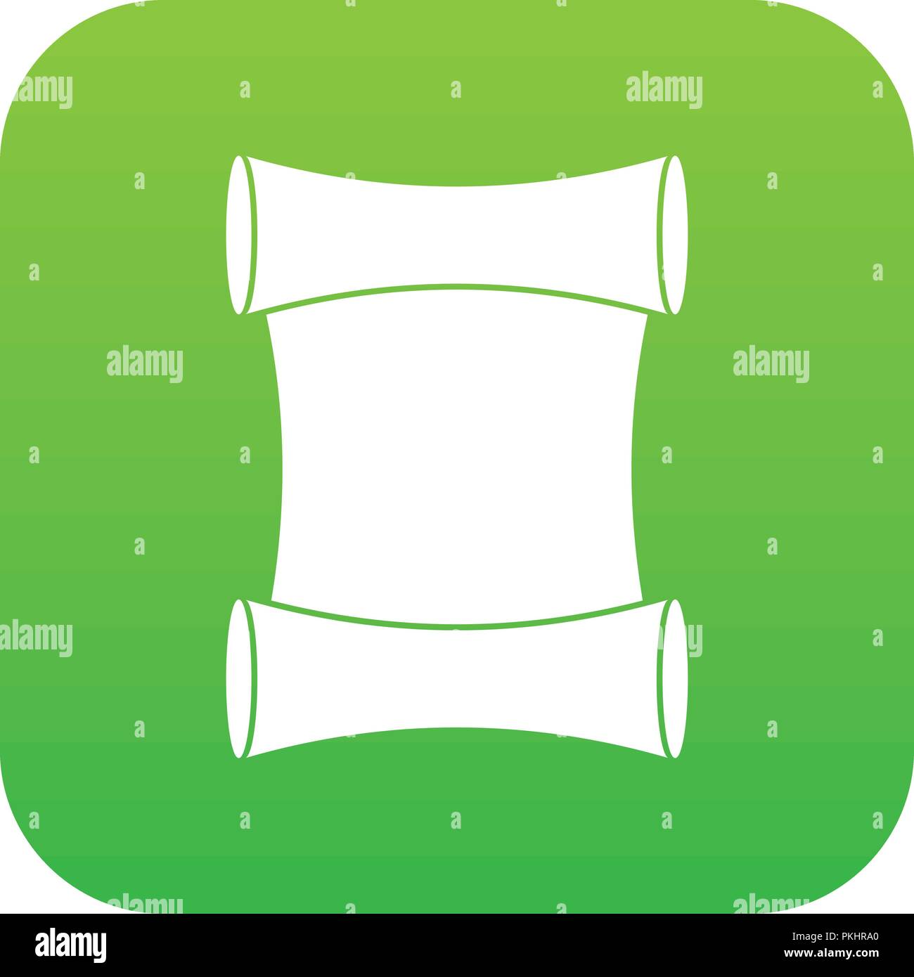 Scroll icon digital green Stock Vector Image & Art - Alamy