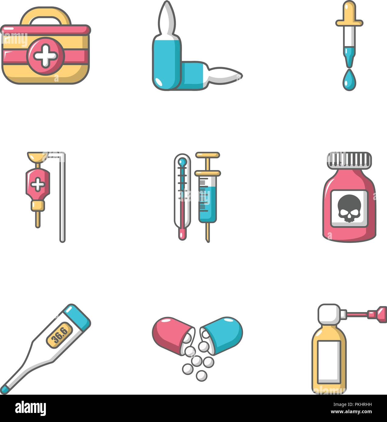 Biomedicine illustration Stock Vector Images - Alamy