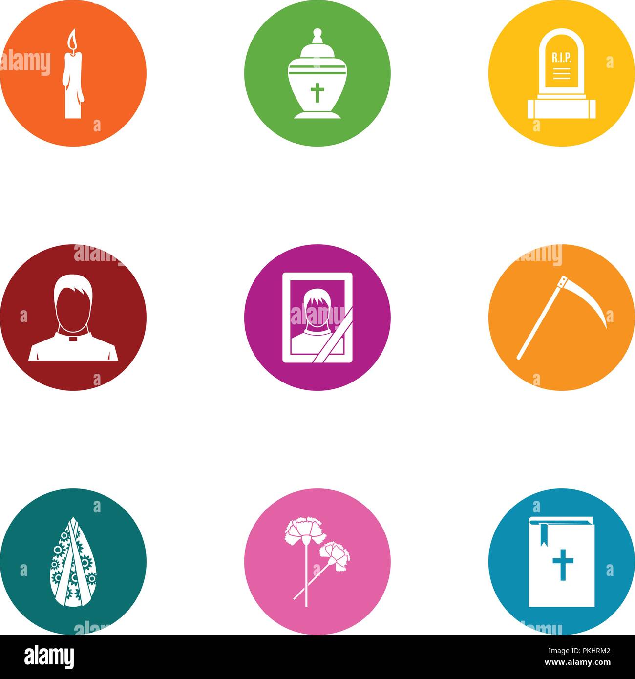 Death announcement Stock Vector Images - Alamy