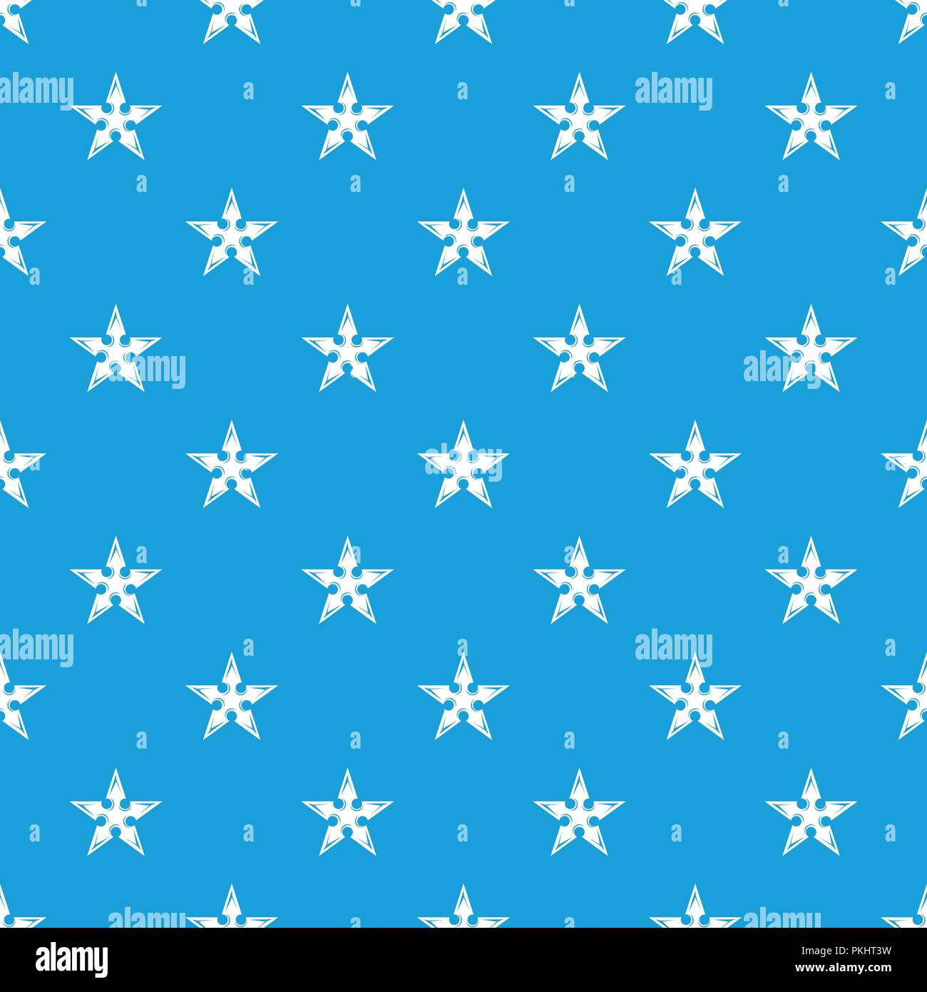 Figure star pattern vector seamless blue Stock Vector Image & Art - Alamy