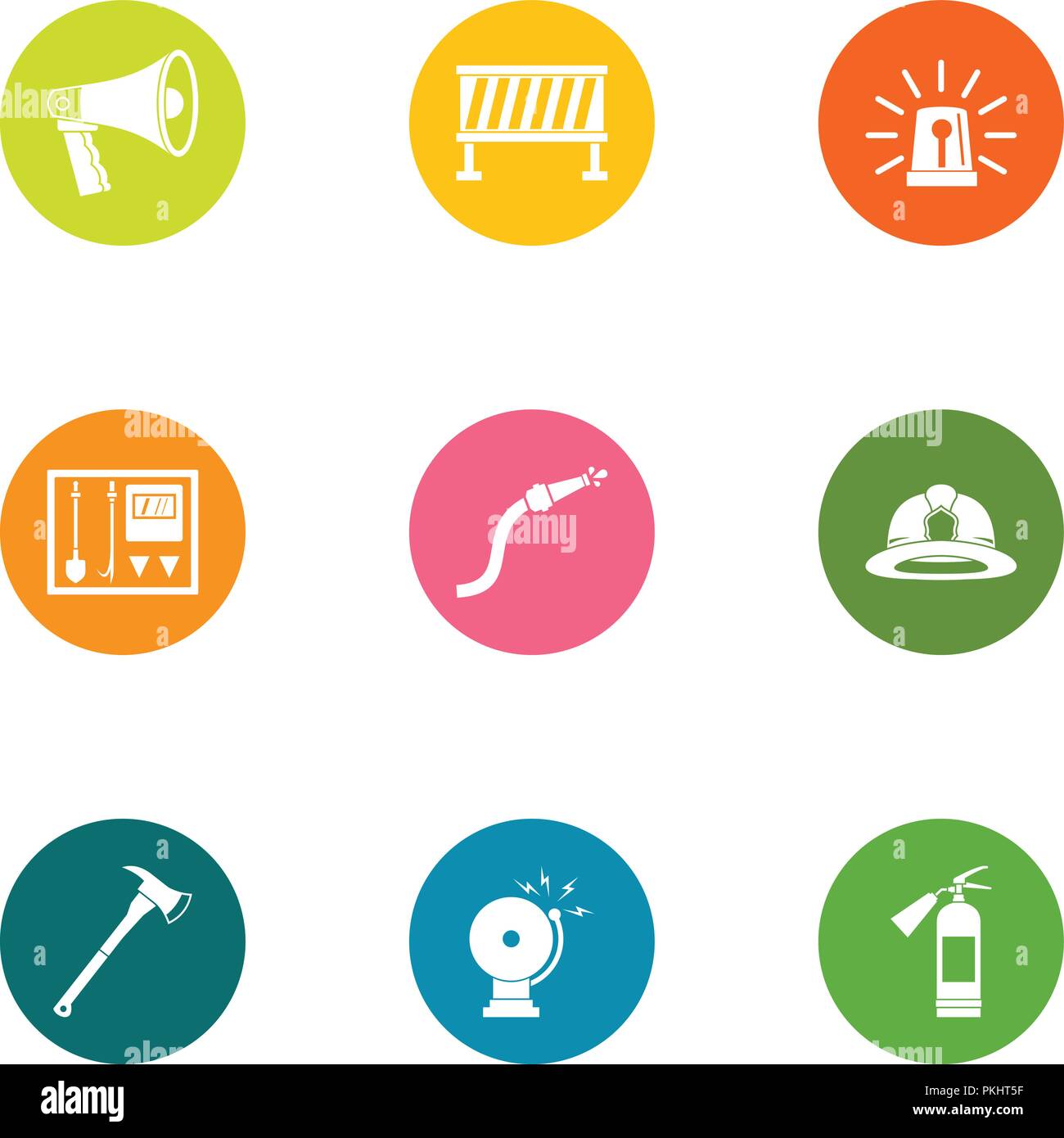 Firefighting exercises Stock Vector Images - Alamy