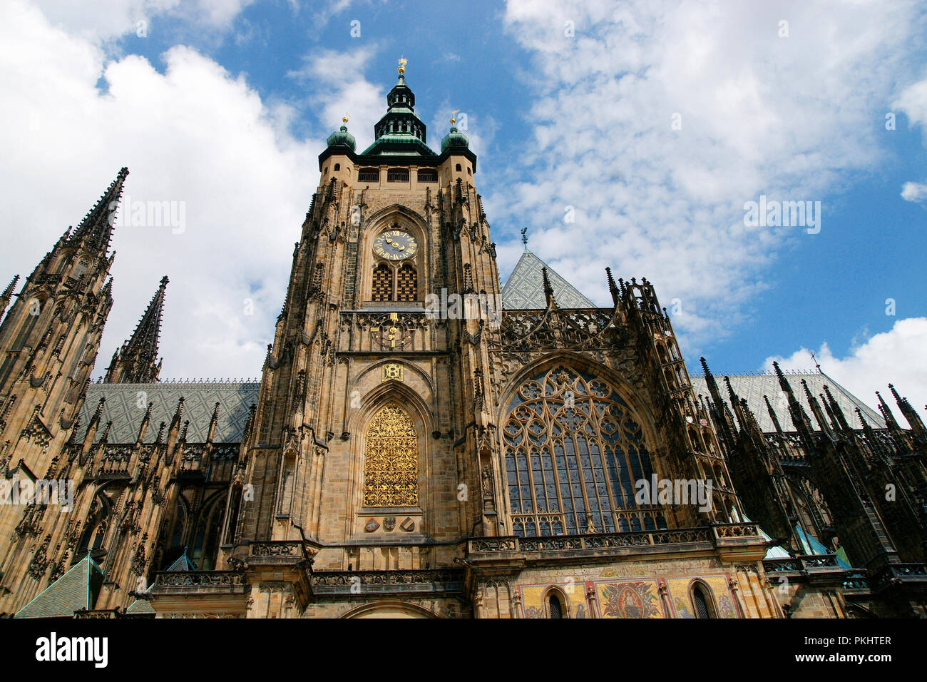 Czech Republic. Prague. St. Vitus Cathedral. Gothic style, 14th century ...