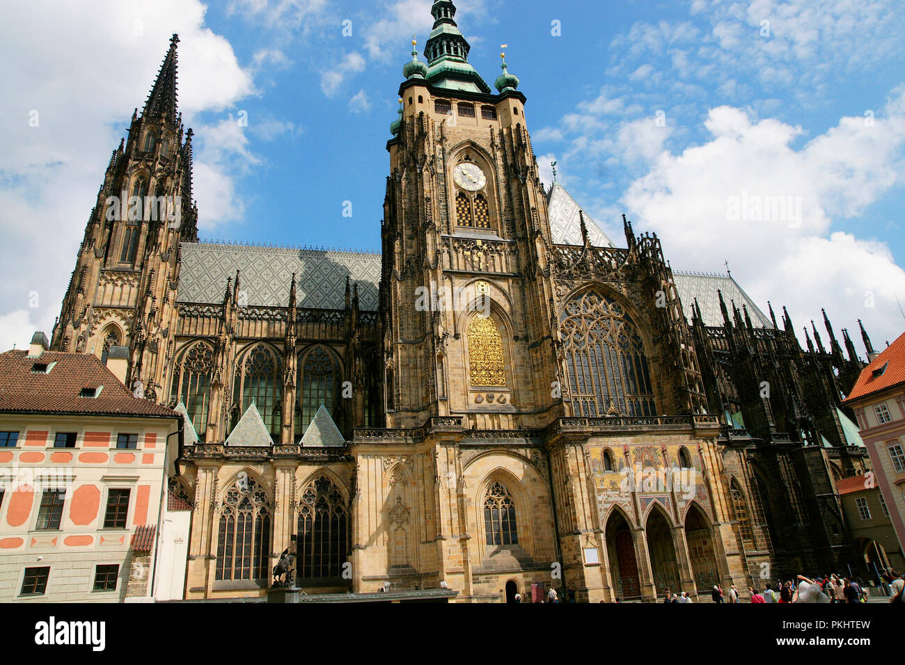 Czech Republic. Prague. St. Vitus Cathedral. Gothic style, 14th century ...