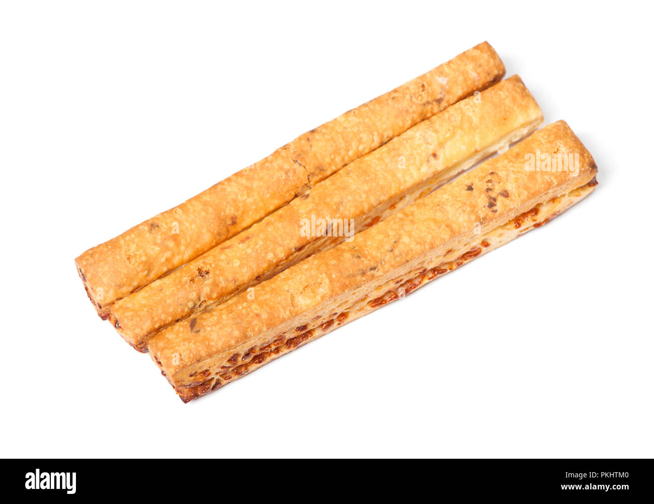 Group of bread sticks isolated on white background Stock Photo - Alamy