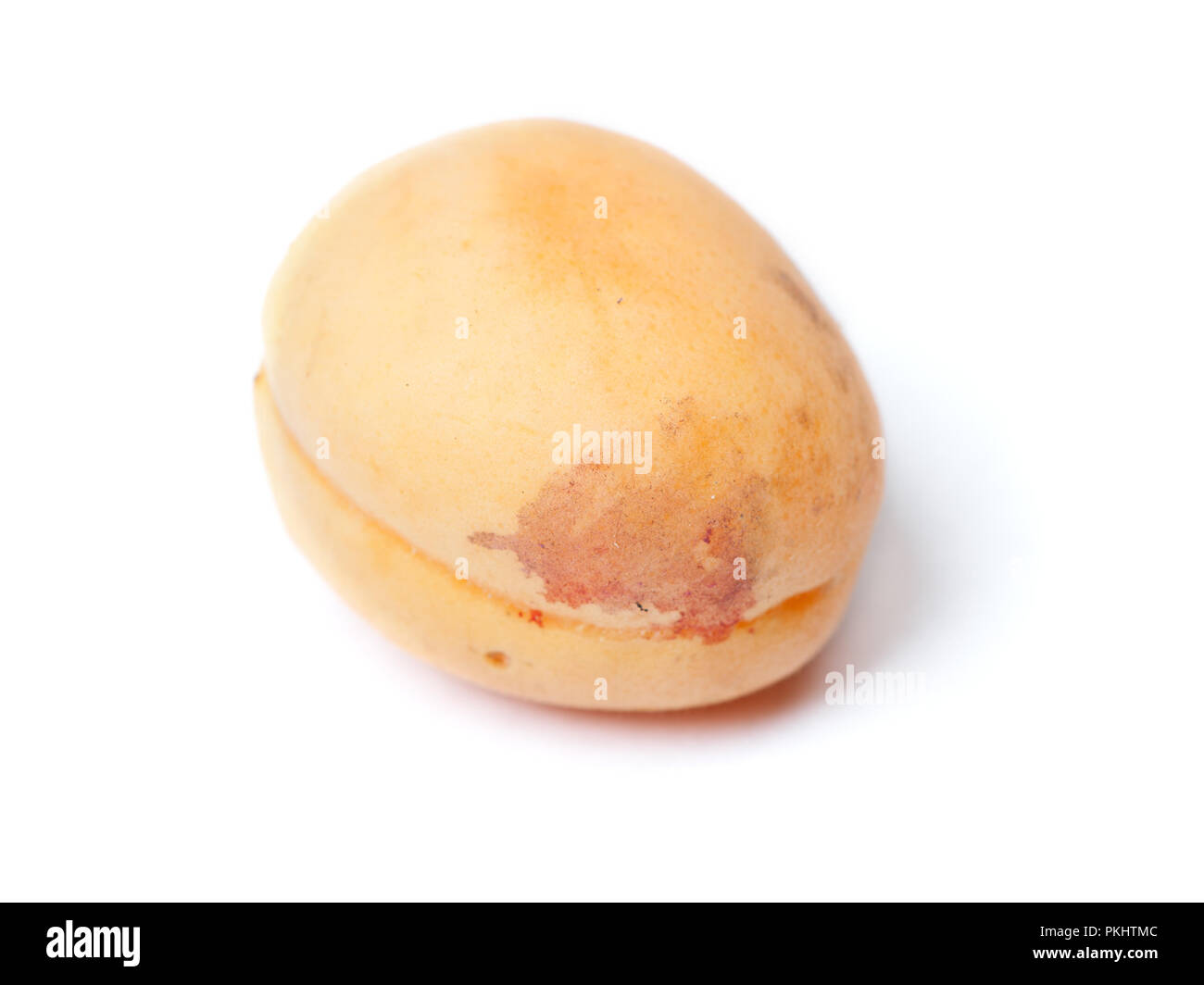 Rotten apricot with mold isolated on white background Stock Photo - Alamy