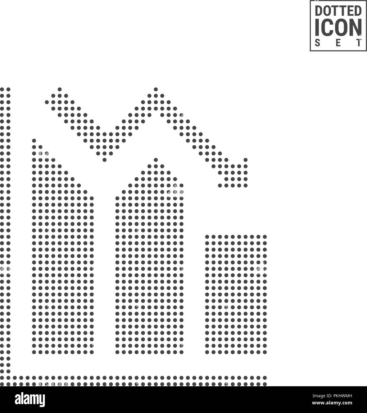 Dot graph Stock Vector Images - Alamy