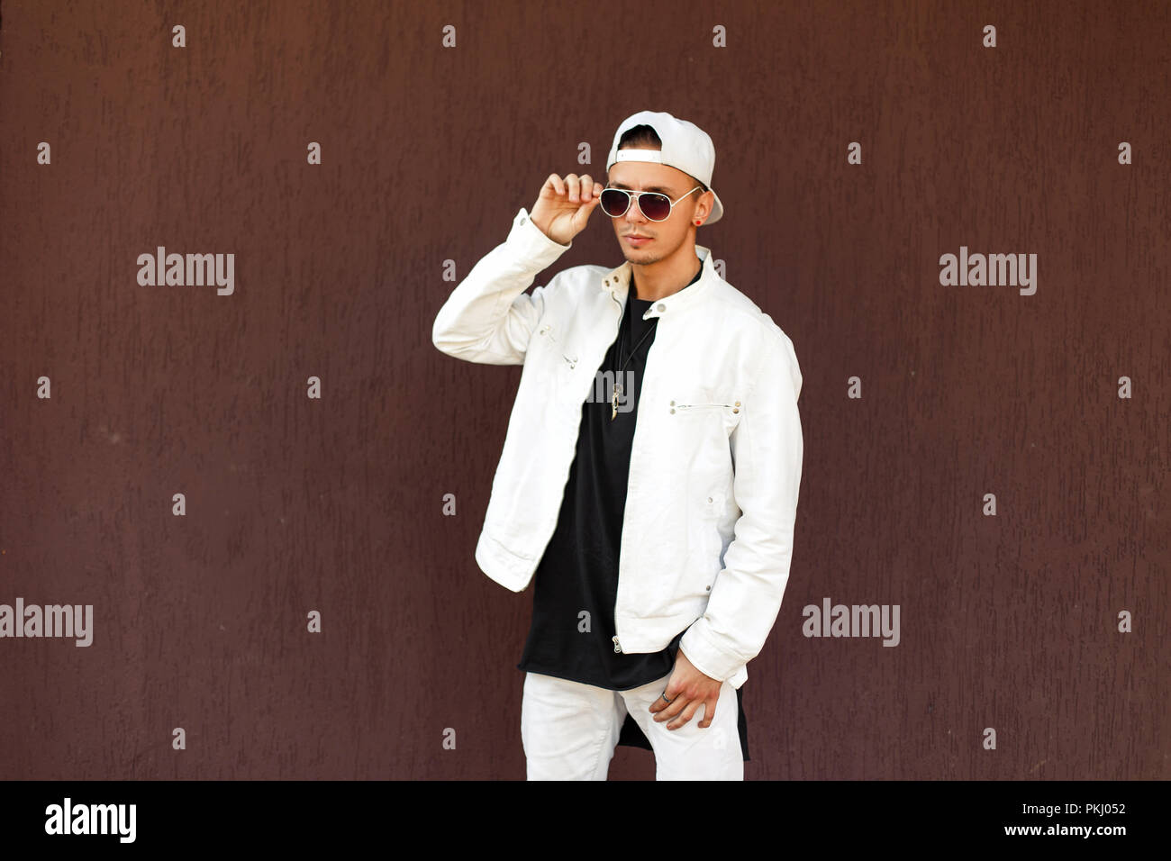 White boy looking into the lens outdoor hi-res stock photography and ...