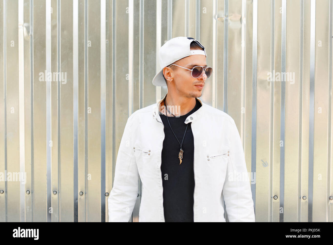 White boy looking into the lens outdoor hi-res stock photography and ...