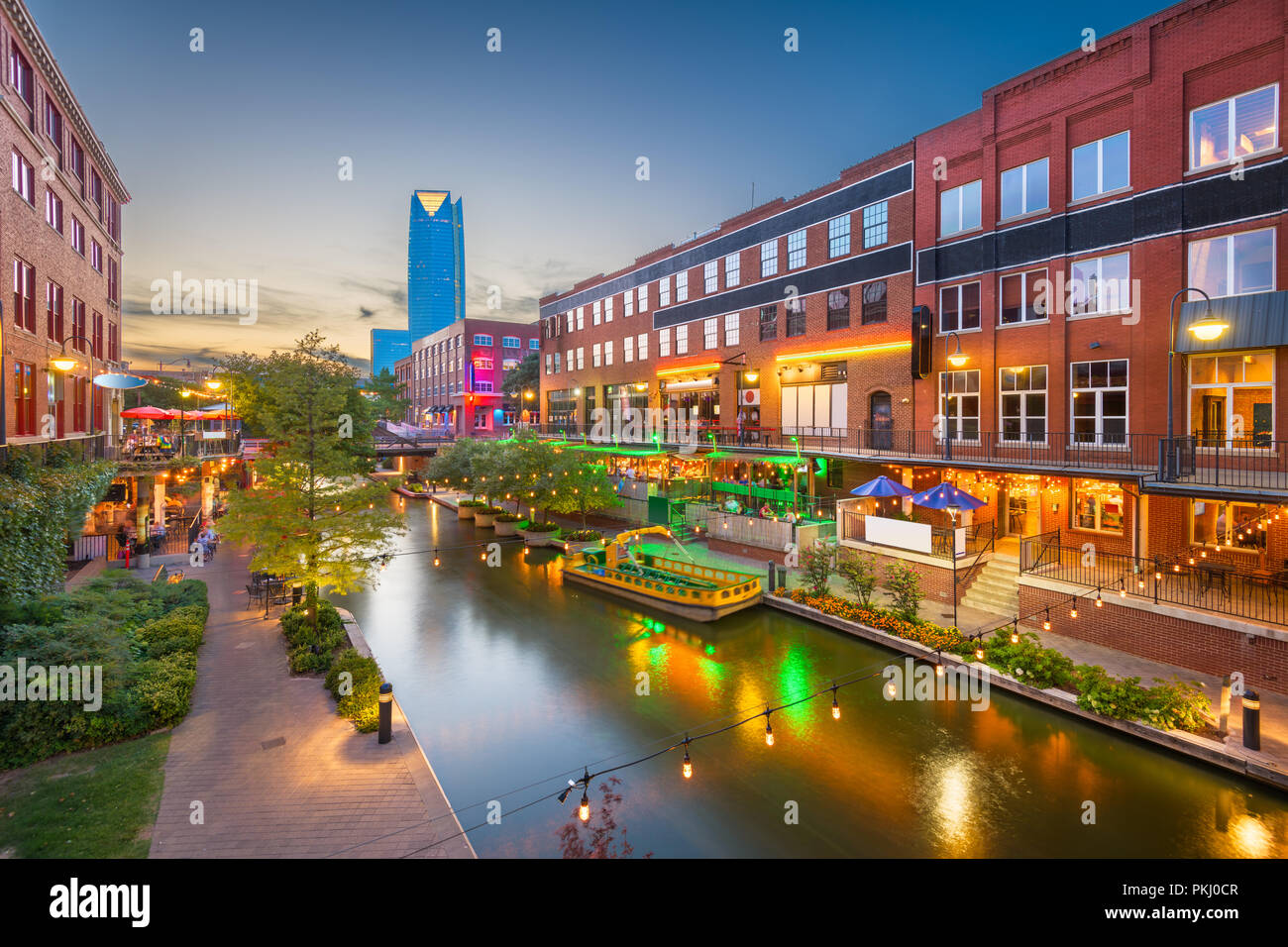 Oklahoma city bricktown canal hi-res stock photography and images - Alamy