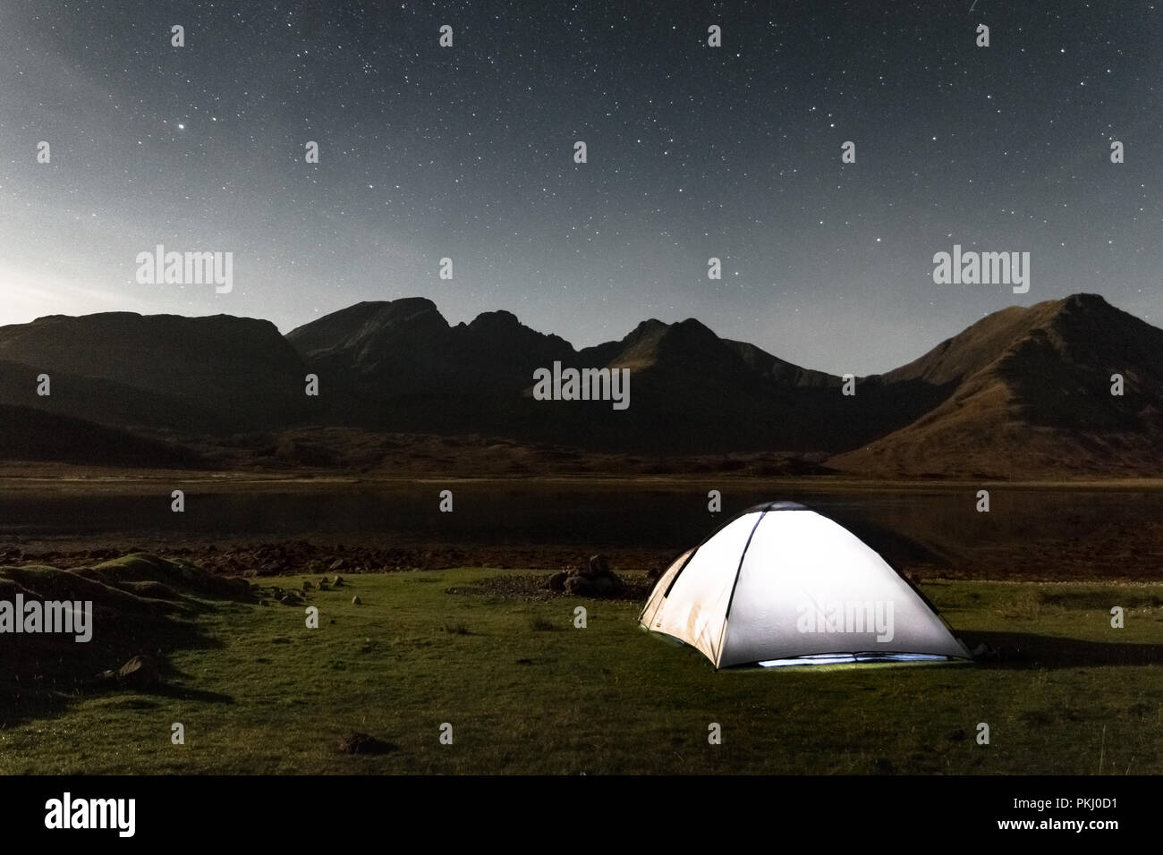 Astrophotography scotland tent hi-res stock photography and images - Alamy