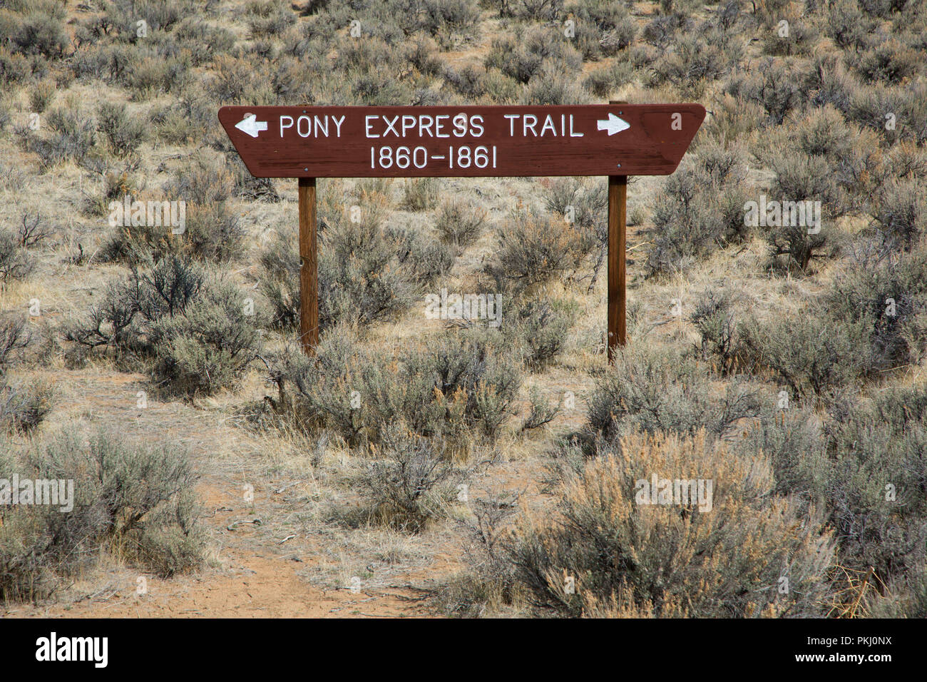 Pony express route hi-res stock photography and images - Alamy