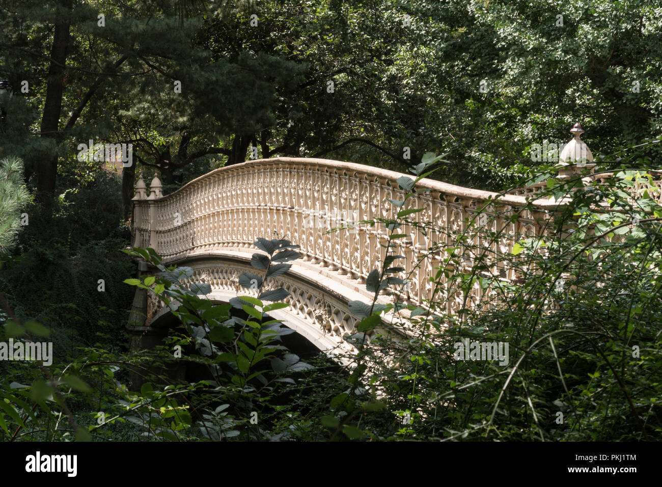 Pine Bank Bridge, Central Park, NYC Stock Photo - Alamy