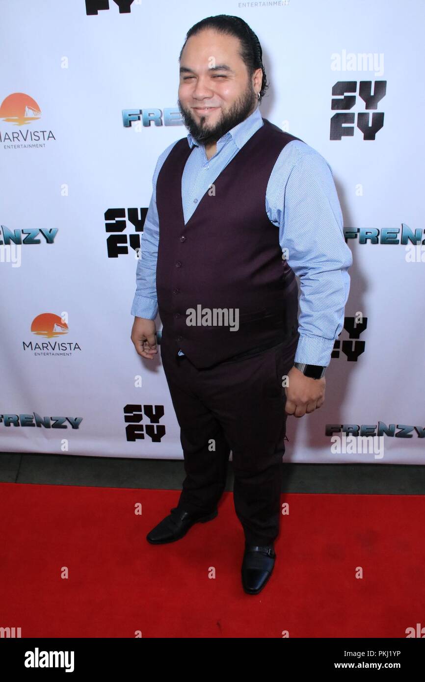 Frenzy premiere in Los Angeles, United States Featuring: Pablo Macho ...