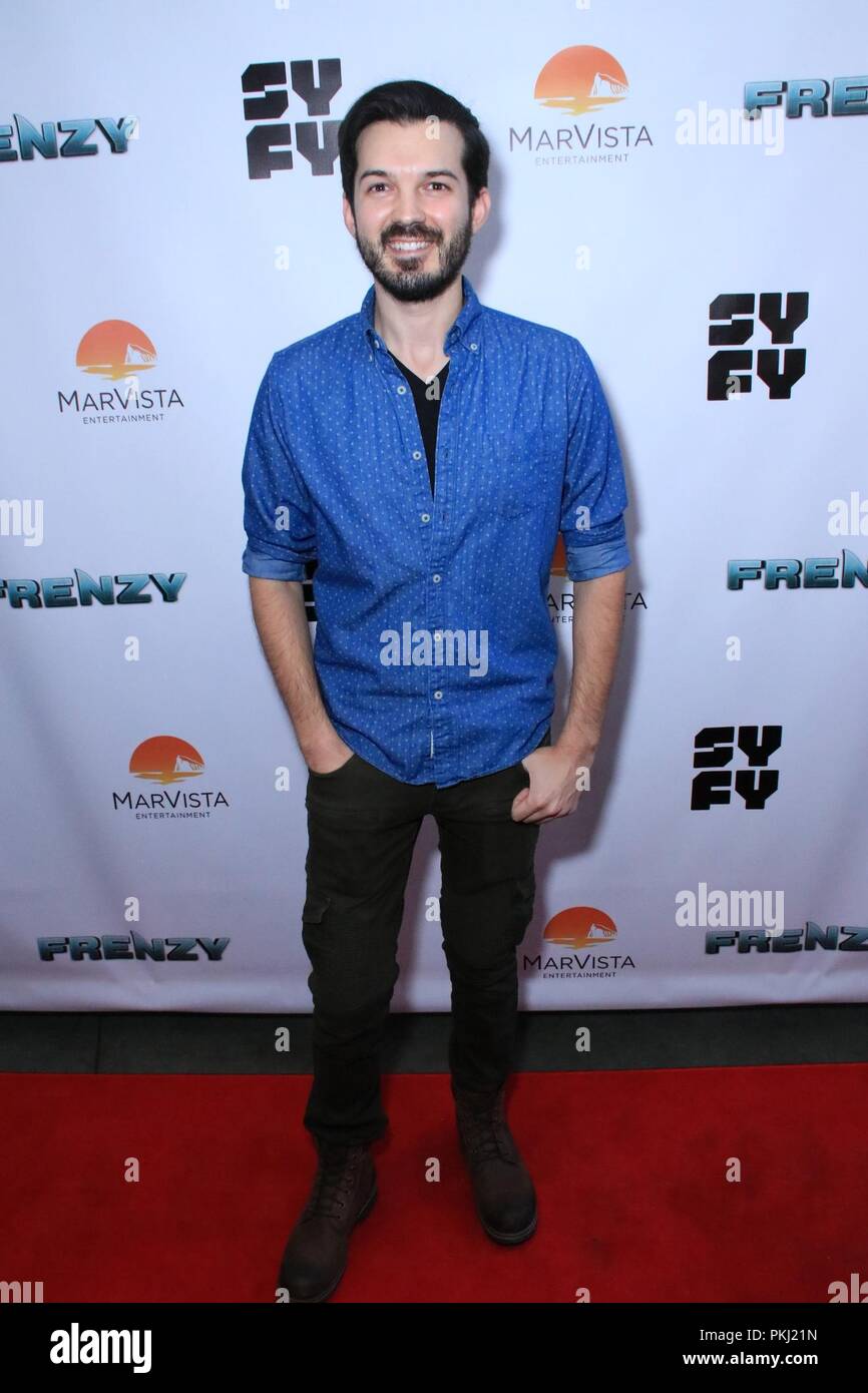 Frenzy premiere in Los Angeles, United States Featuring: Kevin Duffin ...
