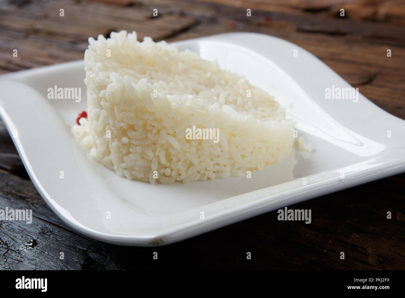 Steamed rice parsley in white hi-res stock photography and images - Alamy