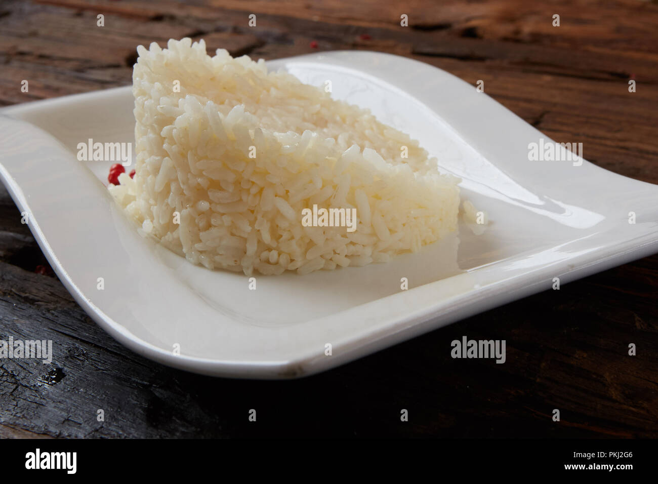 Steamed rice parsley in white hi-res stock photography and images - Alamy