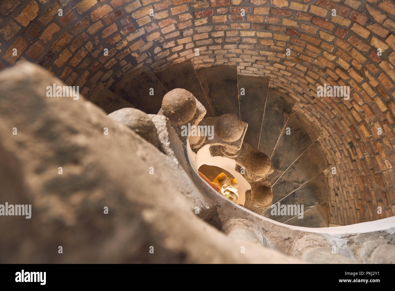Concentrical circle stairs Stock Photo - Alamy