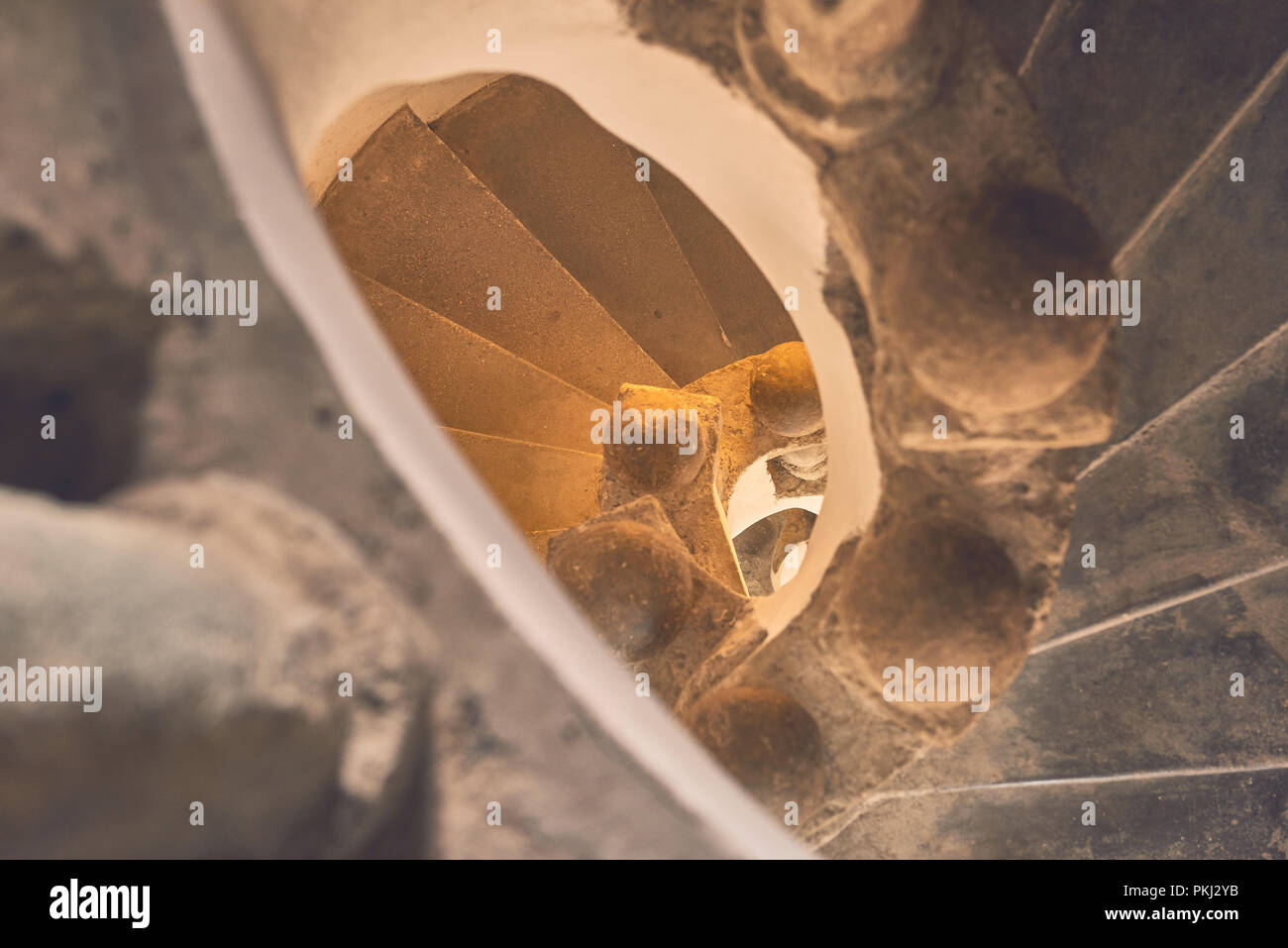 Concentrical circle stairs Stock Photo - Alamy