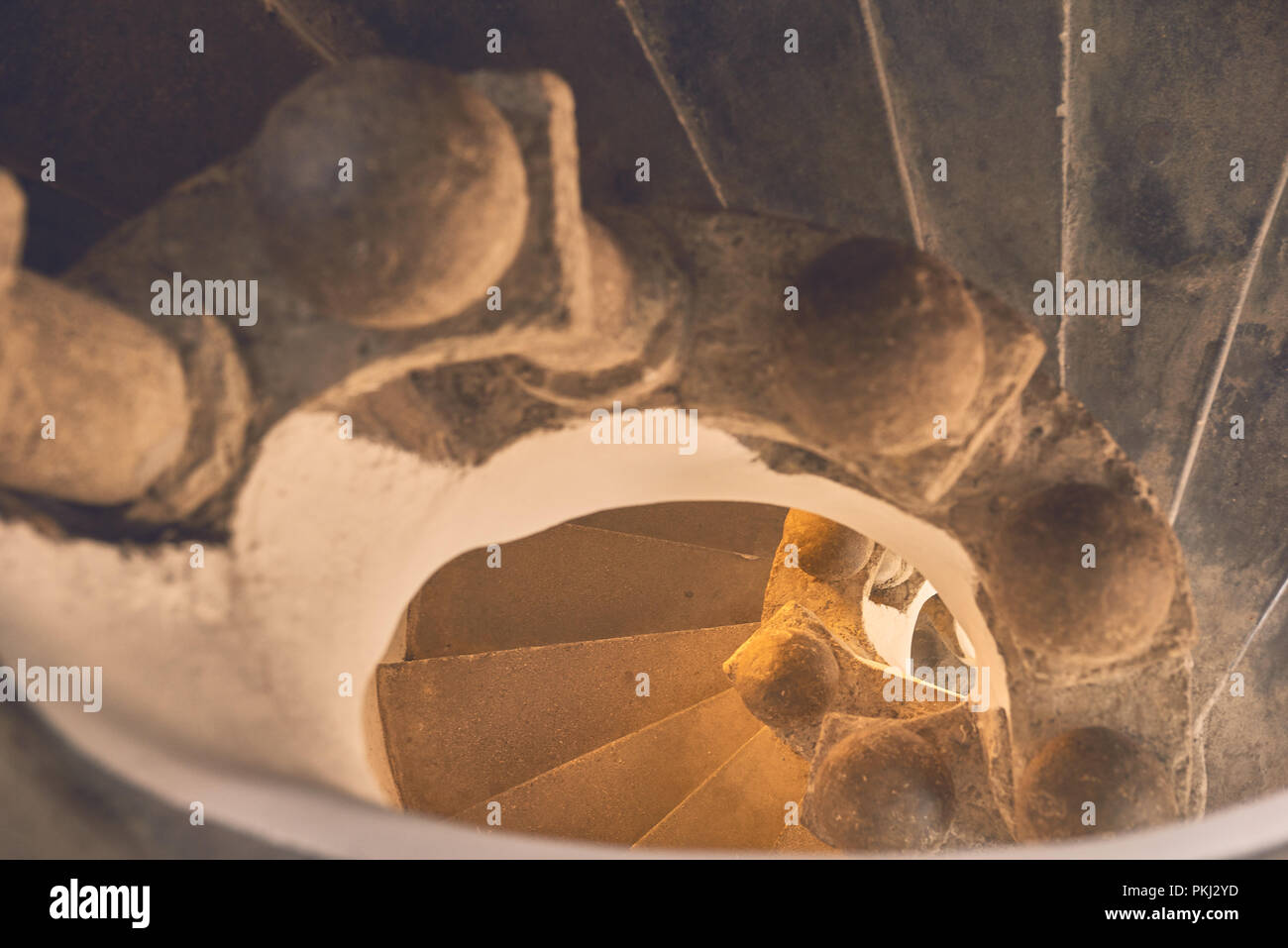 Concentrical circle stairs Stock Photo - Alamy