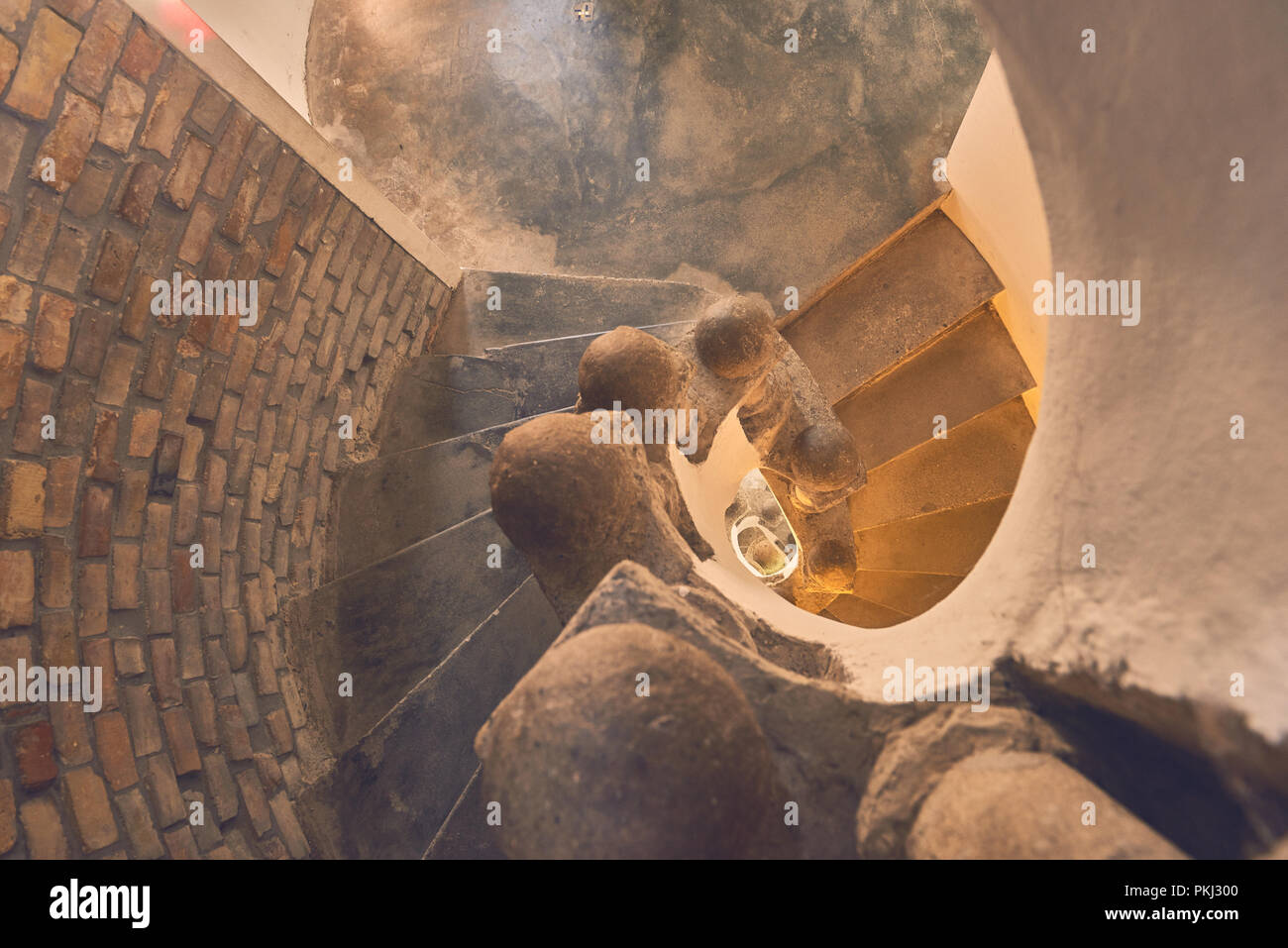 Concentrical circle stairs Stock Photo - Alamy