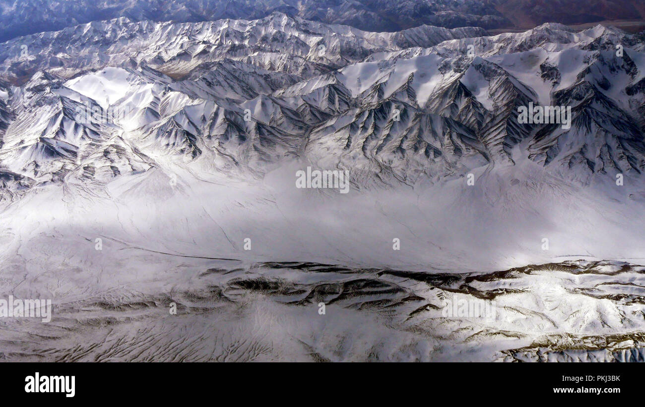 Have a bird's eye view of the xinjiang Stock Photo - Alamy