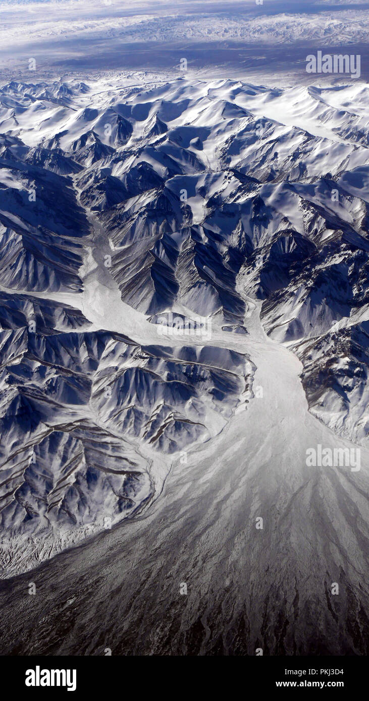 Have a bird's eye view of the xinjiang Stock Photo - Alamy