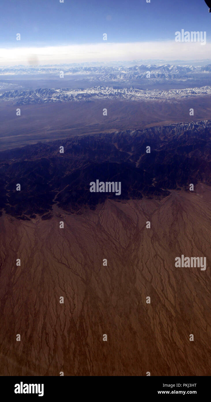 Have a bird's eye view of the xinjiang Stock Photo - Alamy