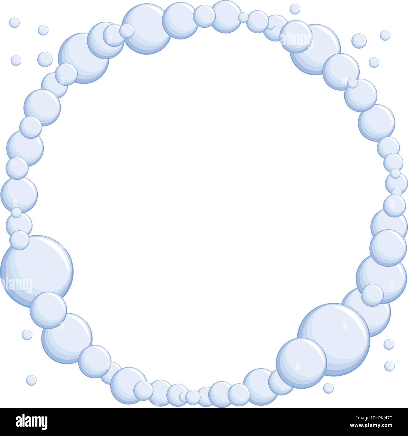 Gentle frame with bubbles. Sea subject Stock Vector Image & Art - Alamy