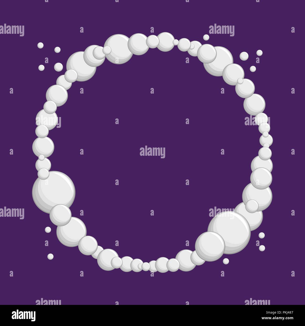 Gentle frame with bubbles. Sea subject Stock Vector Image & Art - Alamy
