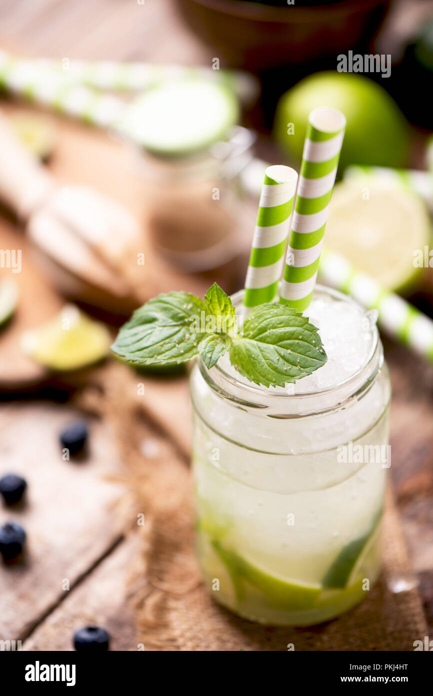 Caipirinha cocktail in glass hi-res stock photography and images - Alamy