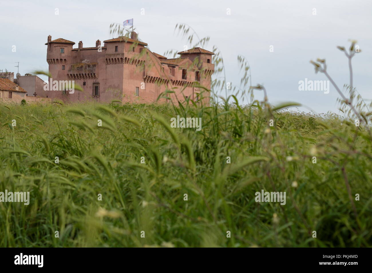 medieval castle of Santa Severa from the 14th century Stock Photo - Alamy